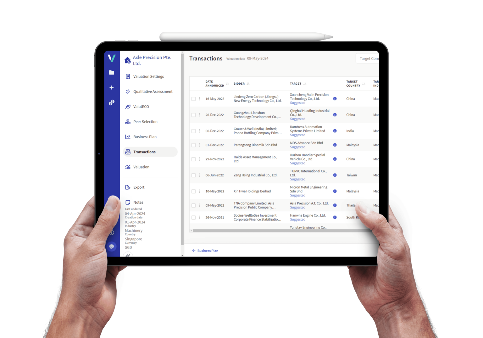 Valutico Landing Page (Social Media) - Valutico